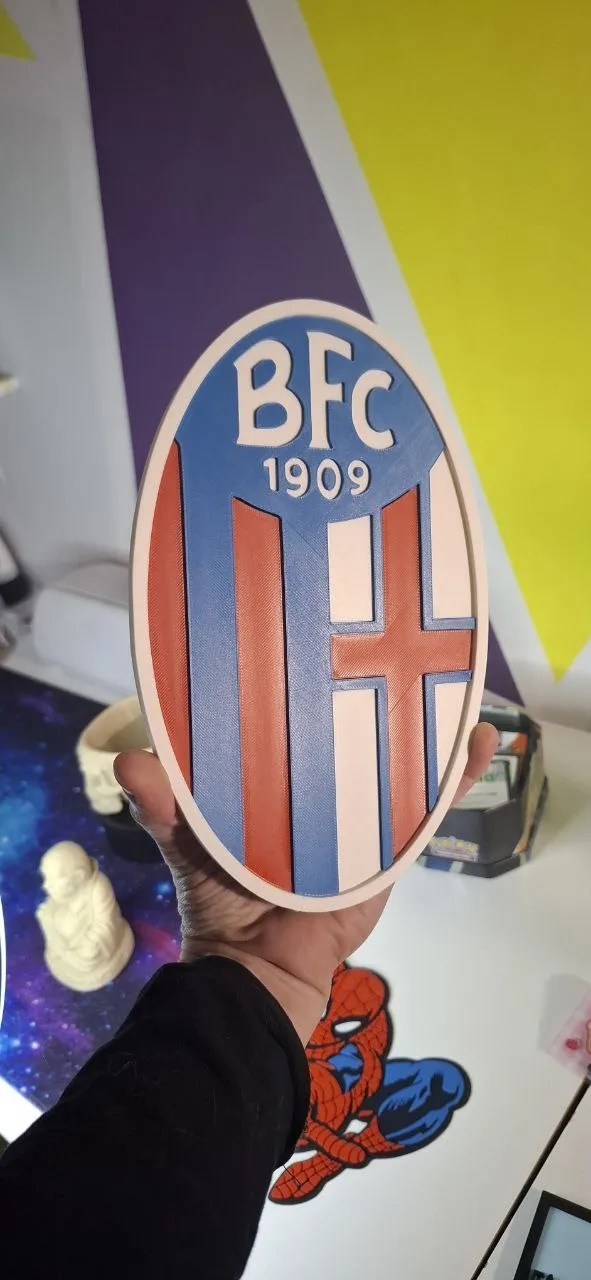Bologna BFC Emblem - Free 3D Print Model - MakerWorld