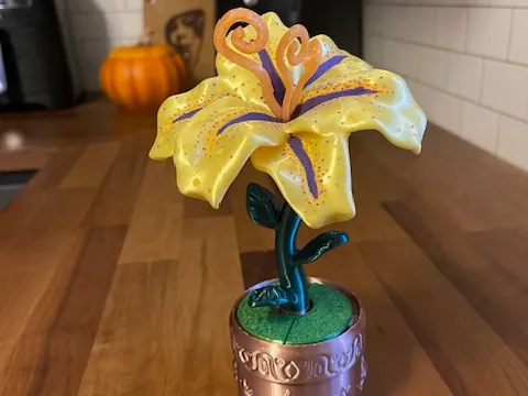 Sun Drop Lily from Tangled - Free 3D Print Model - MakerWorld