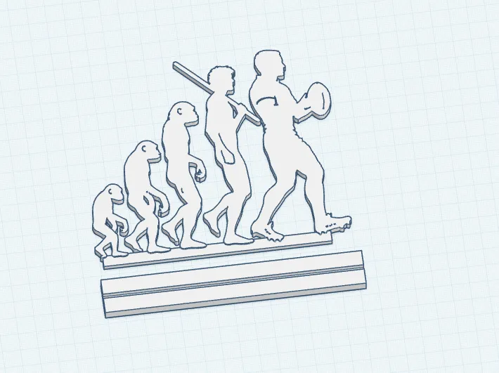 Human Evolution Silhouette – Rugby Edition! by ccrccrdk MakerWorld ...