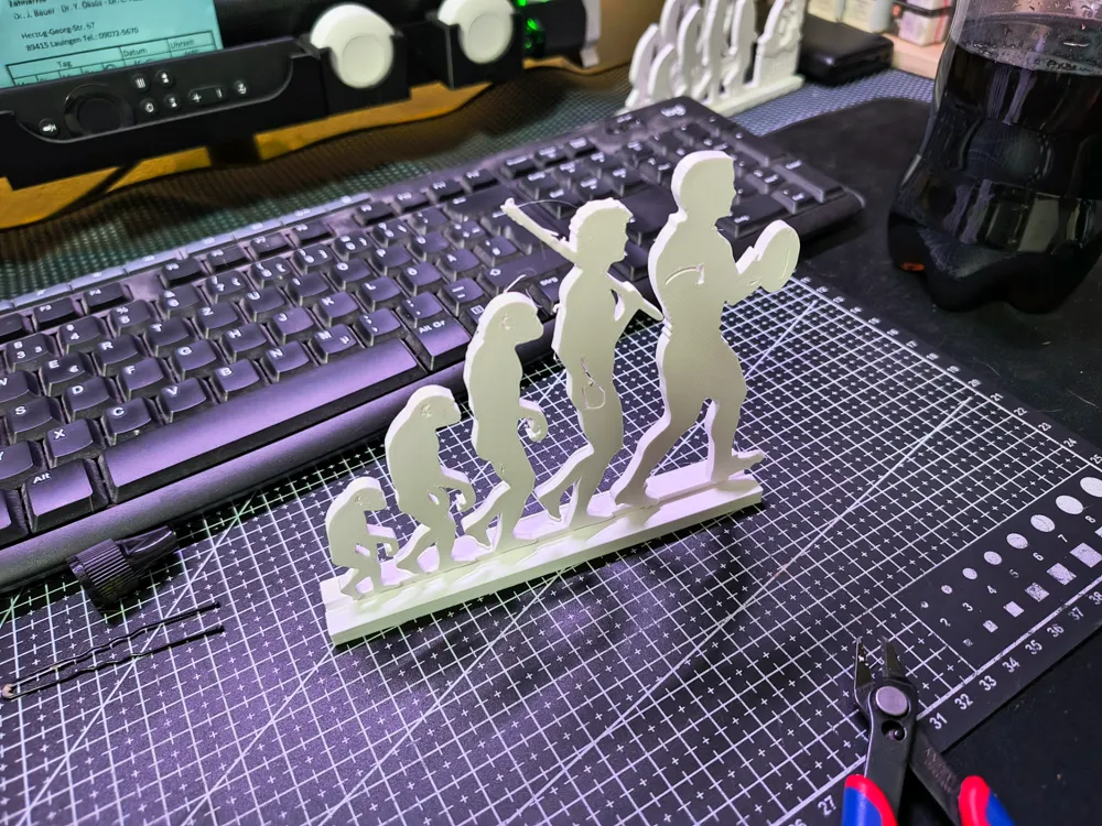 Human Evolution Silhouette – Rugby Edition! by ccrccrdk MakerWorld ...