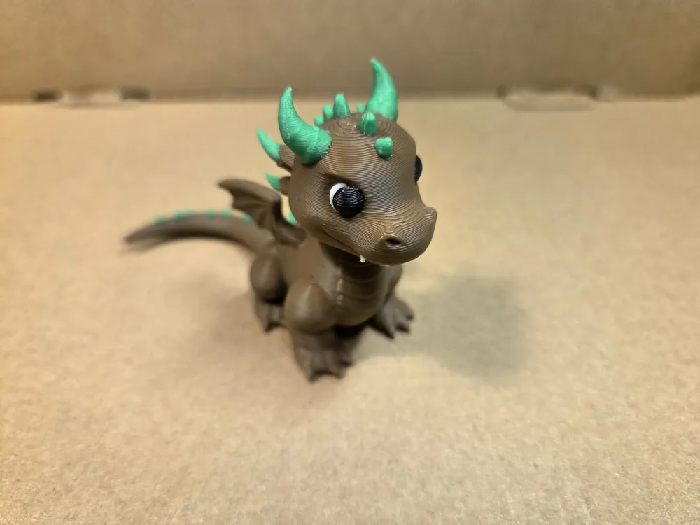 Gingerbread dragon - Free 3D Print Model - MakerWorld