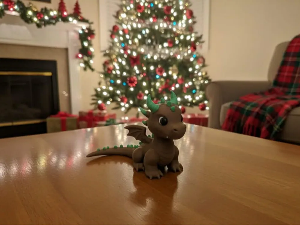 Gingerbread dragon - Free 3D Print Model - MakerWorld