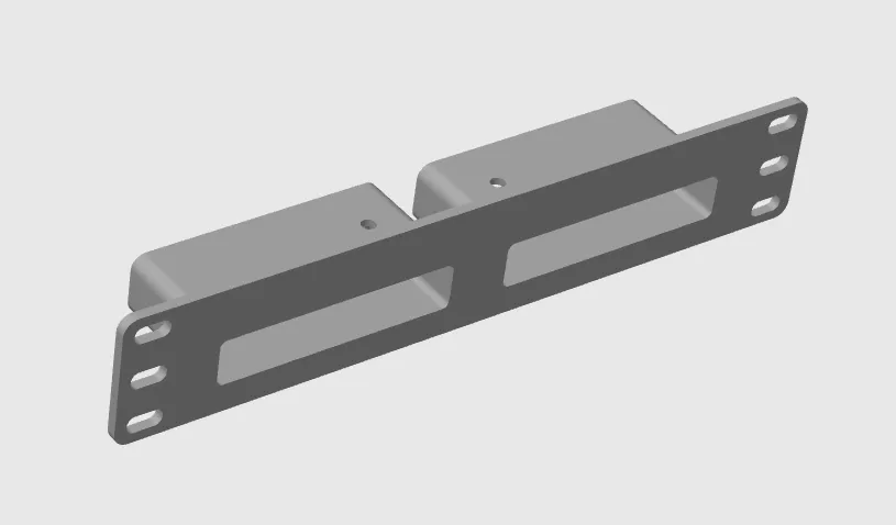 Orico usb hub 10 inch rack mount - Free 3D Print Model - MakerWorld