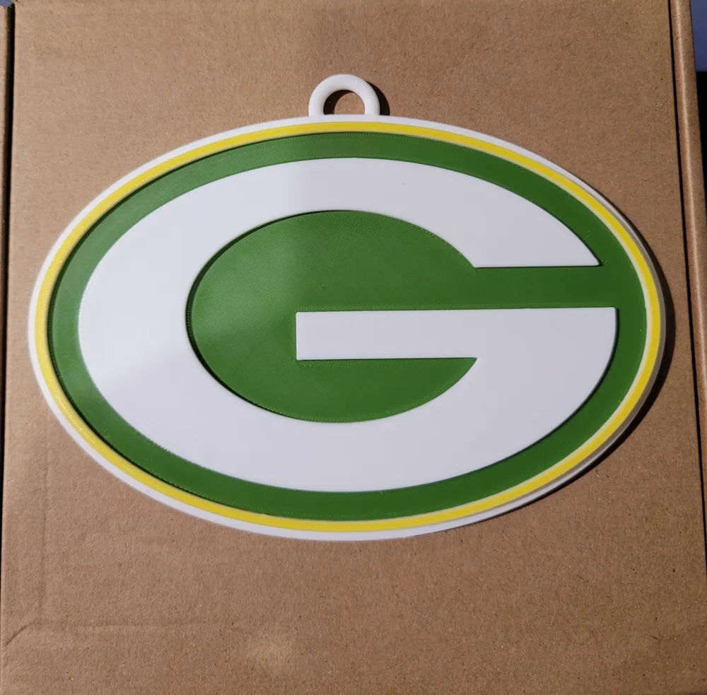 Green Bay Packers 3D Logo 180mm series - VERSION 3 by mercadogarzas ...