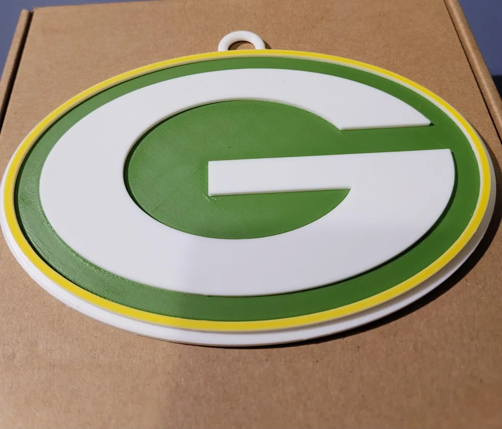 Green Bay Packers 3D Logo 180mm series - VERSION 3 by mercadogarzas ...