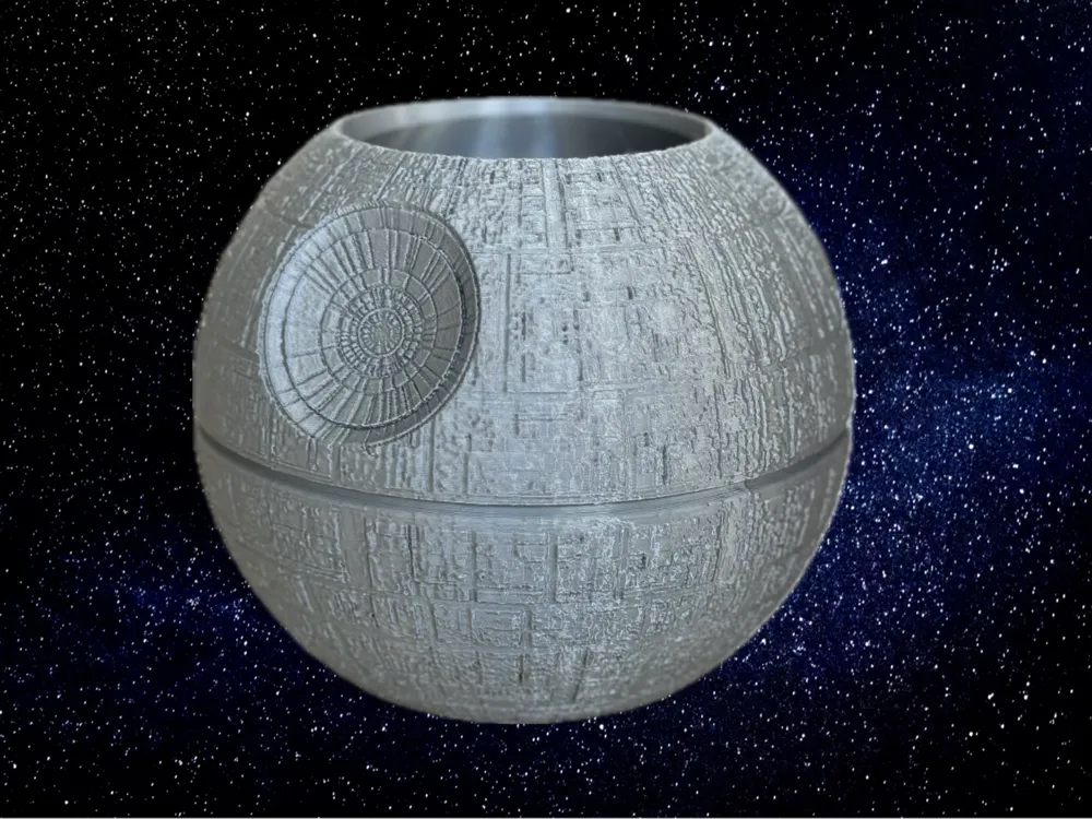 Death star flowerpot Star Wars Remixed by 3Dcrabi - MakerWorld