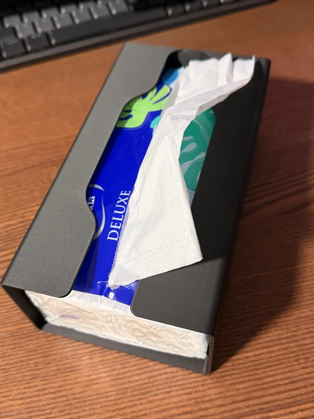 Customizable Under desk tissue holder - Free 3D Print Model - MakerWorld