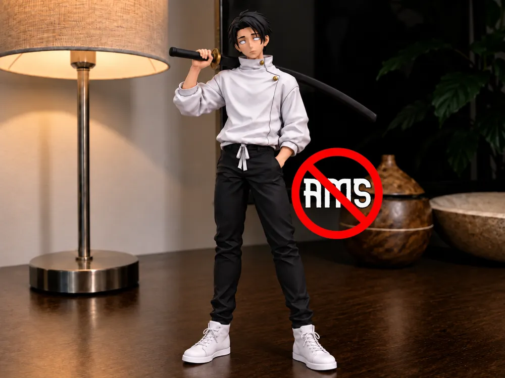Yuta Okkotsu: Jujutsu Kaisen Swordsman NO AMS - Free 3D Print Model ...