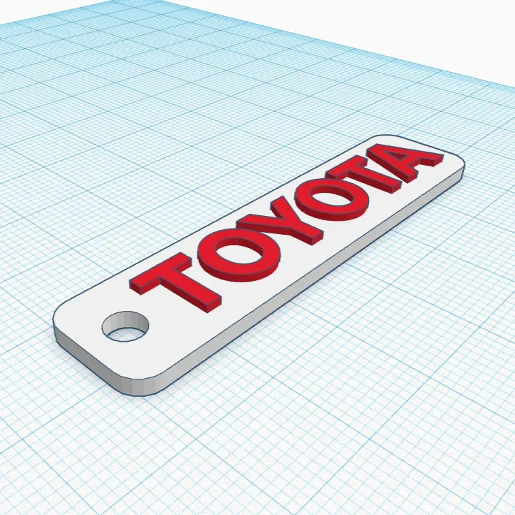 Toyota Logo Keychain by Johny3D - MakerWorld