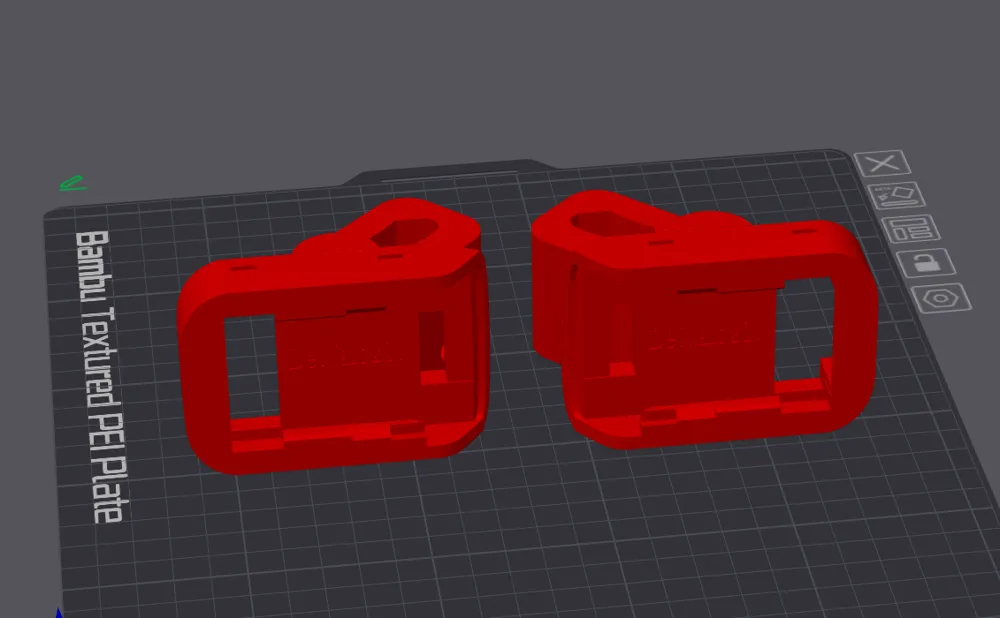 Milwaukee Packout Dewalt 22v Battery holder-left and right v1&v2 by ...