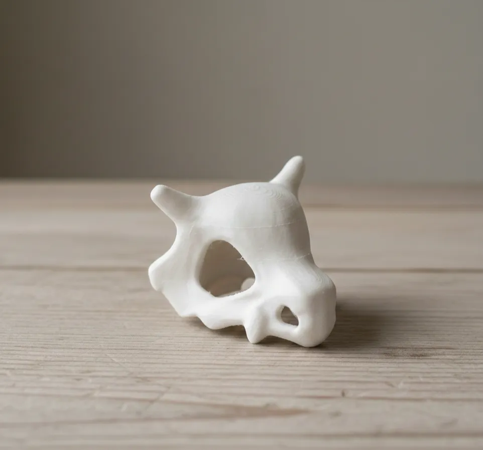 Anime Inspired Keychain - Cubone Keychain - Free 3D Print Model ...