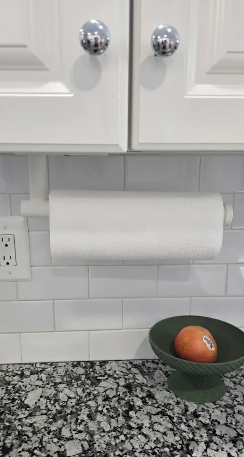 Suporte para Papel Toalha – Montado com Parafusos Sob o Armário ...