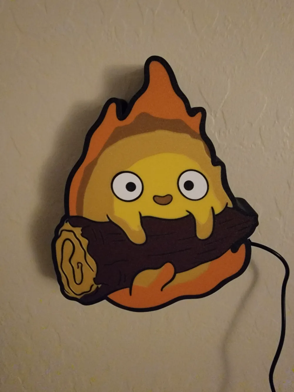 Calcifer Howl's Moving Castle LED Lightbox by RonzoMakerWorld: Download ...