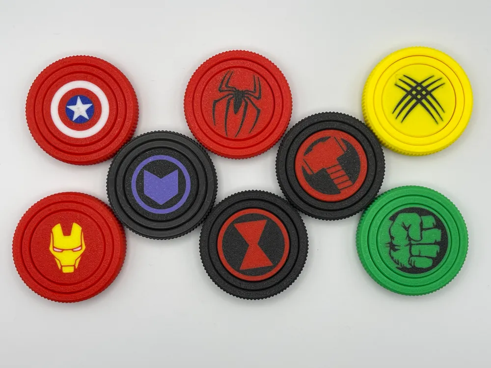 The Avengers Marvel Fidget Spinner by MalcTheOracle - MakerWorld