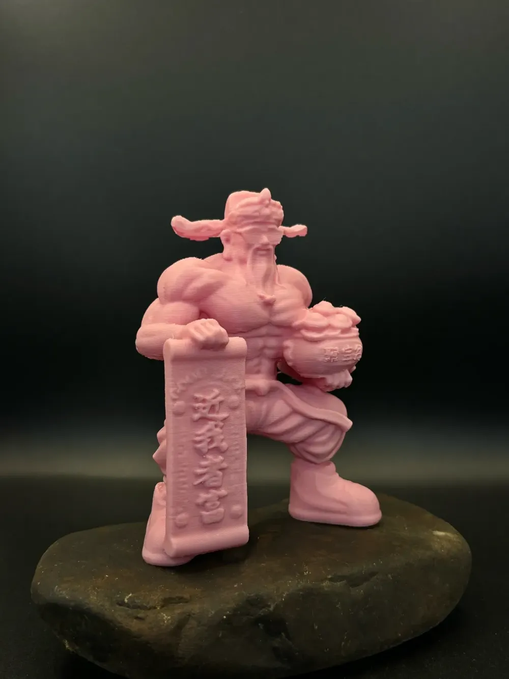 Pink Muscle God of Wealth 【Those close to me will be rich】Muscle God of ...