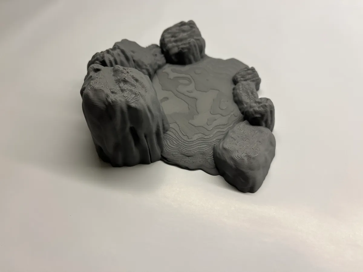 Wargaming terrain rock formation 013 - Free 3D Print Model - MakerWorld