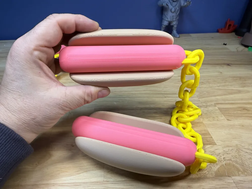 HOT DOG NUNCHUCKS!!! LET'S GET DOWN TO GLIZZNESS!! - Free 3D Print ...