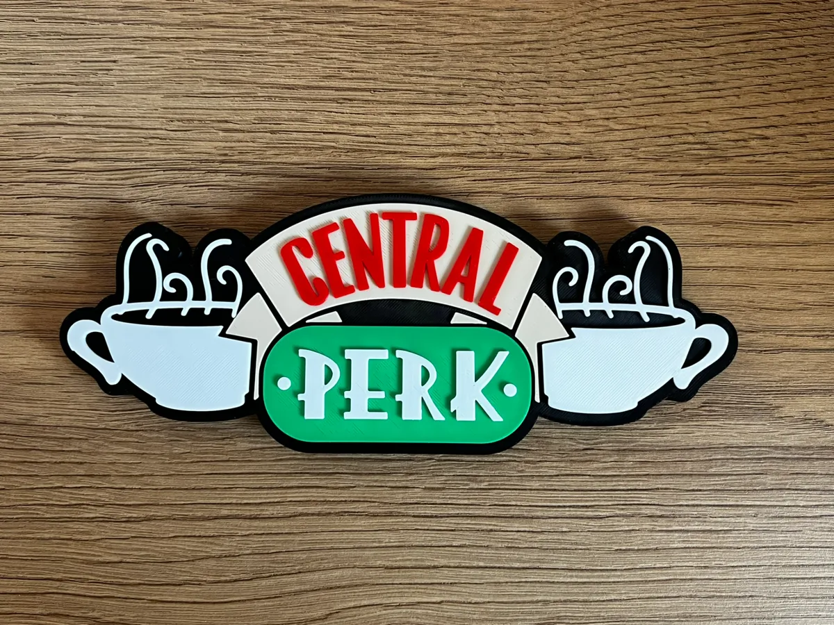Friends Central Perk Logo - Free 3D Print Model - MakerWorld