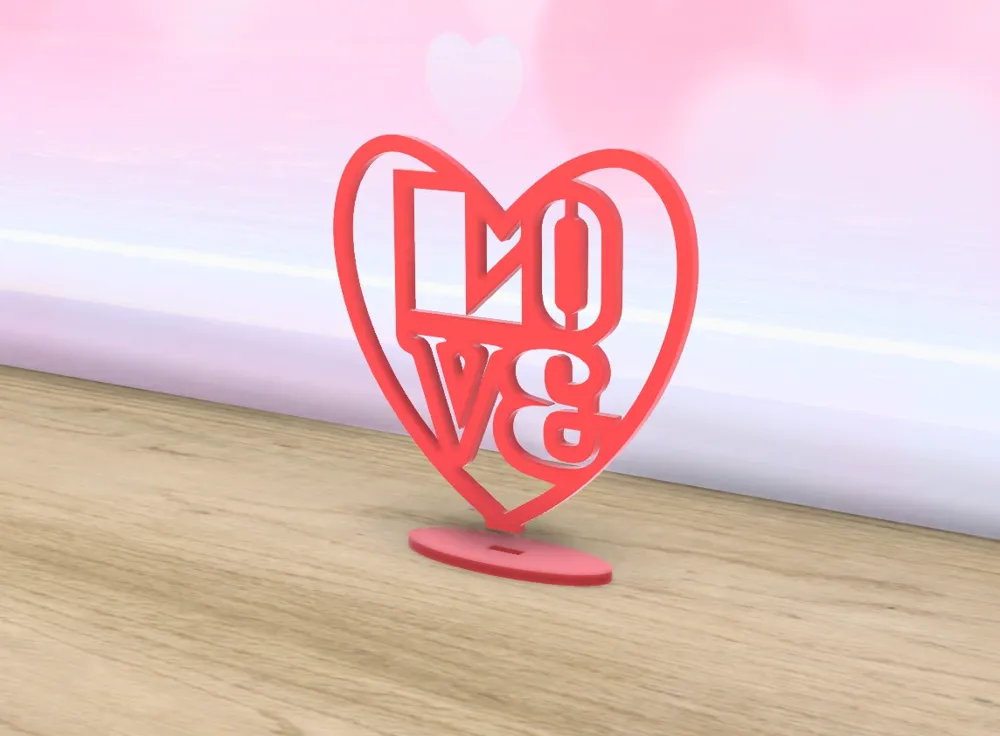 Valentines Day - Table Decorations - Standing Verisons 1-4 by JF-699 ...