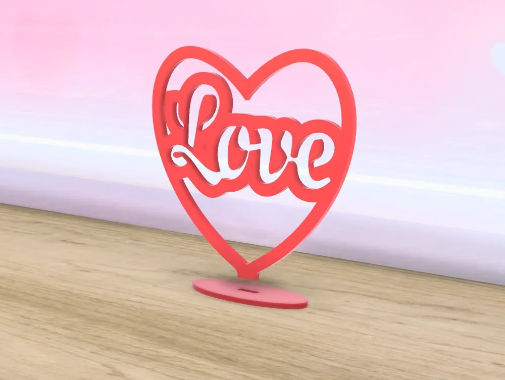 Valentines Day - Table Decorations - Standing Verisons 1-4 by JF-699 ...