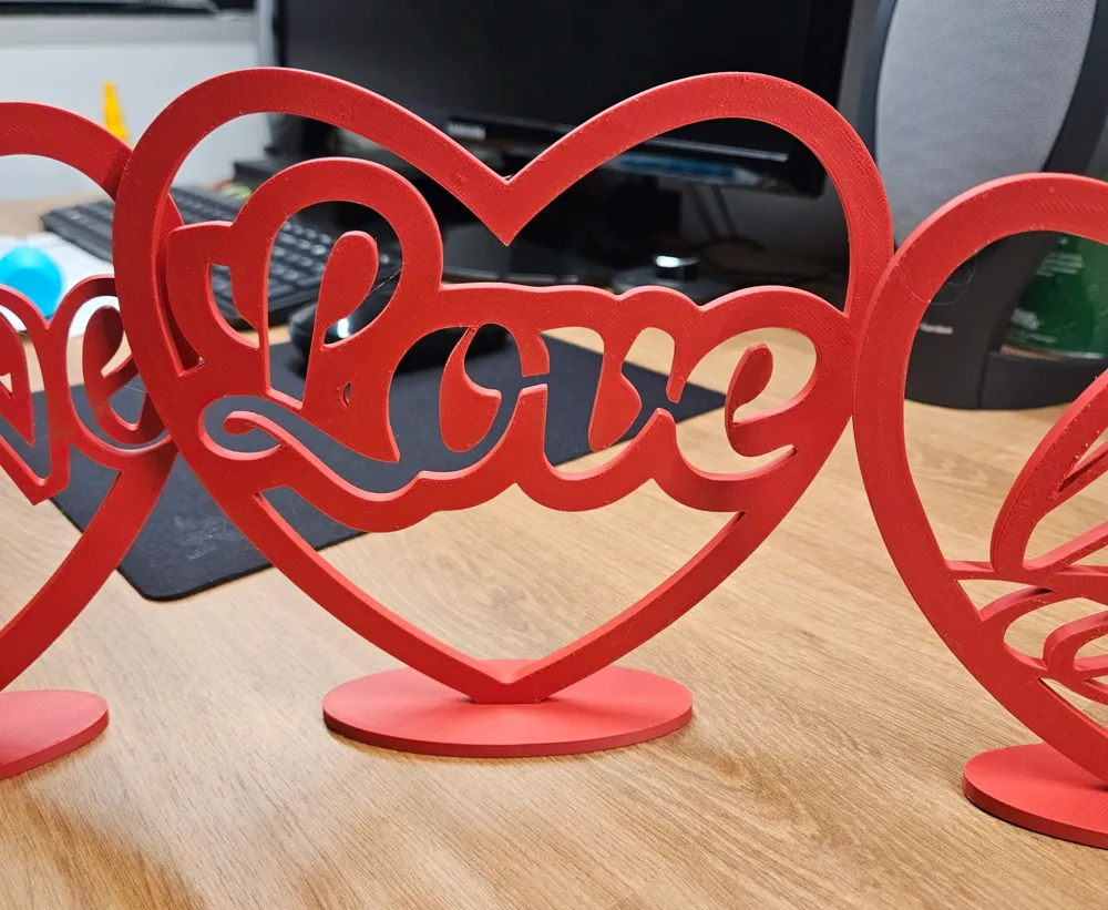 Valentines Day - Table Decorations - Standing Verisons 1-4 by JF-699 ...