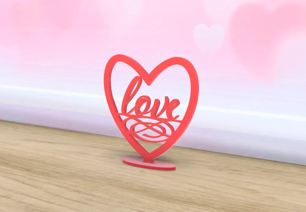 Valentines Day - Table Decorations - Standing Verisons 1-4 by JF-699 ...