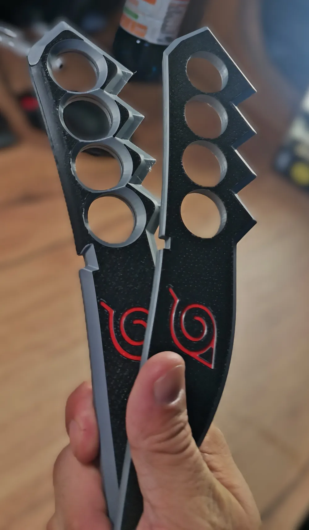 Asuma blades - Naruto - Three different versions - Free 3D Print Model ...