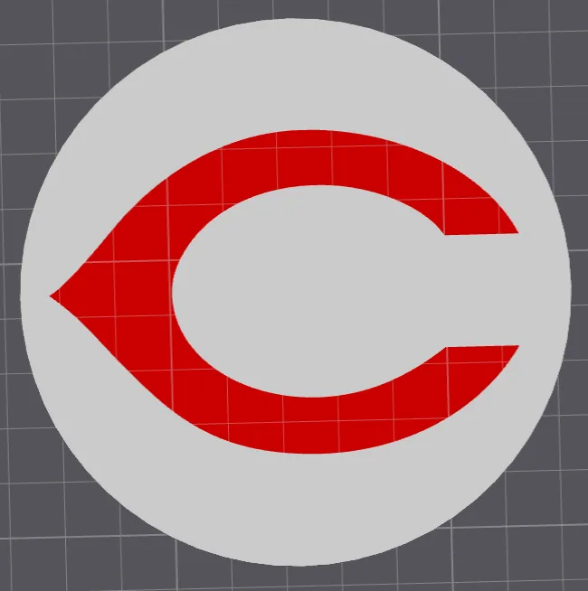 Cincinnati Reds MLB 100mm by randy.a.lemaster - MakerWorld