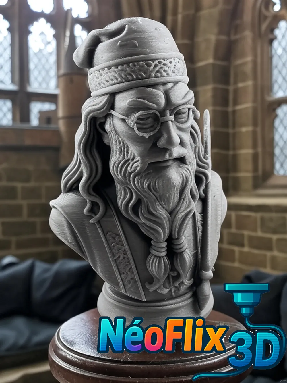 Albus Dumbledore Bust - Free 3D Print Model - MakerWorld