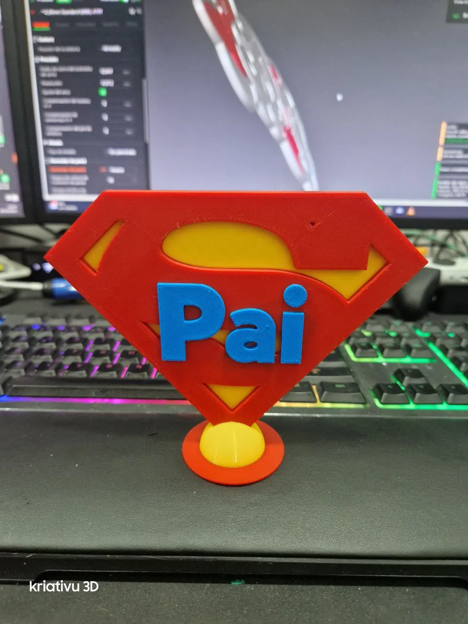 trofeu dia do pai by kriativu 3D - MakerWorld