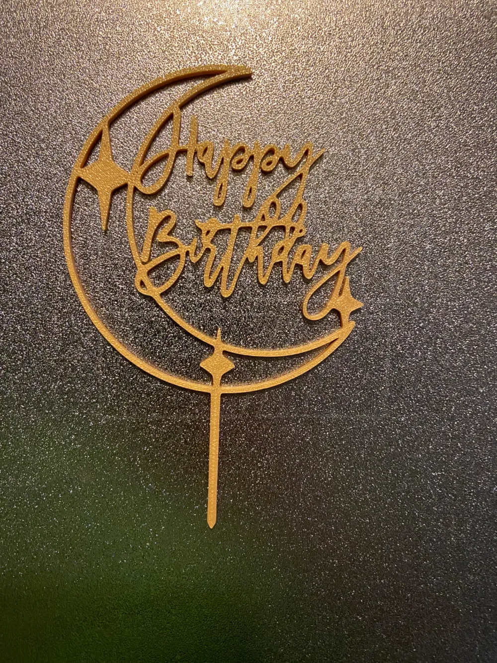 Happy birthday cake topper by Morganja - MakerWorld