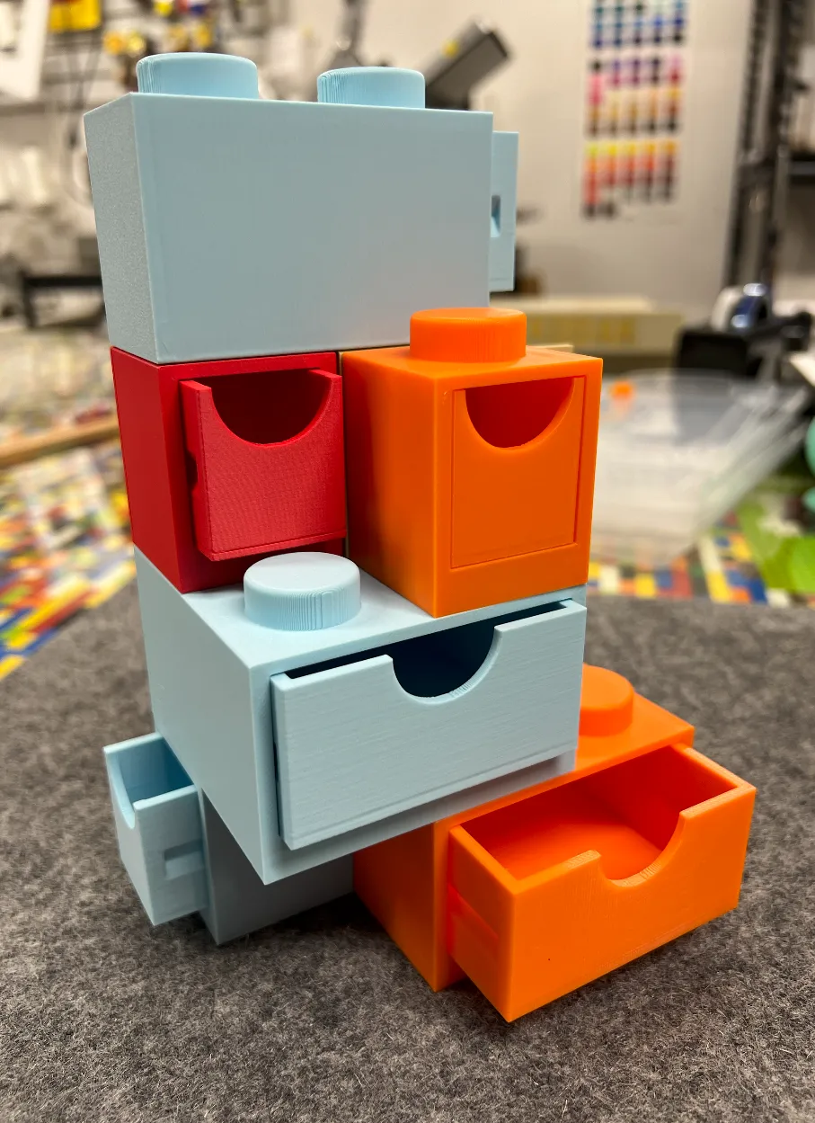 Brick Box Stackable Combo Pack by mbzrg - MakerWorld