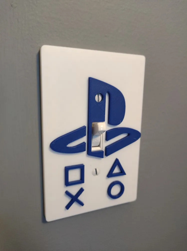 PlayStation Light Switch Wall Plate - Free 3D Print Model - MakerWorld