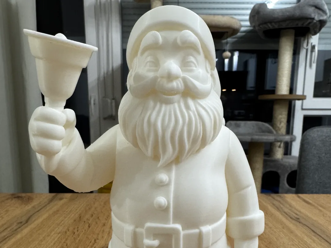 Santa Claus with bell by Stephan Aberer MakerWorld: Download Free 3D Models