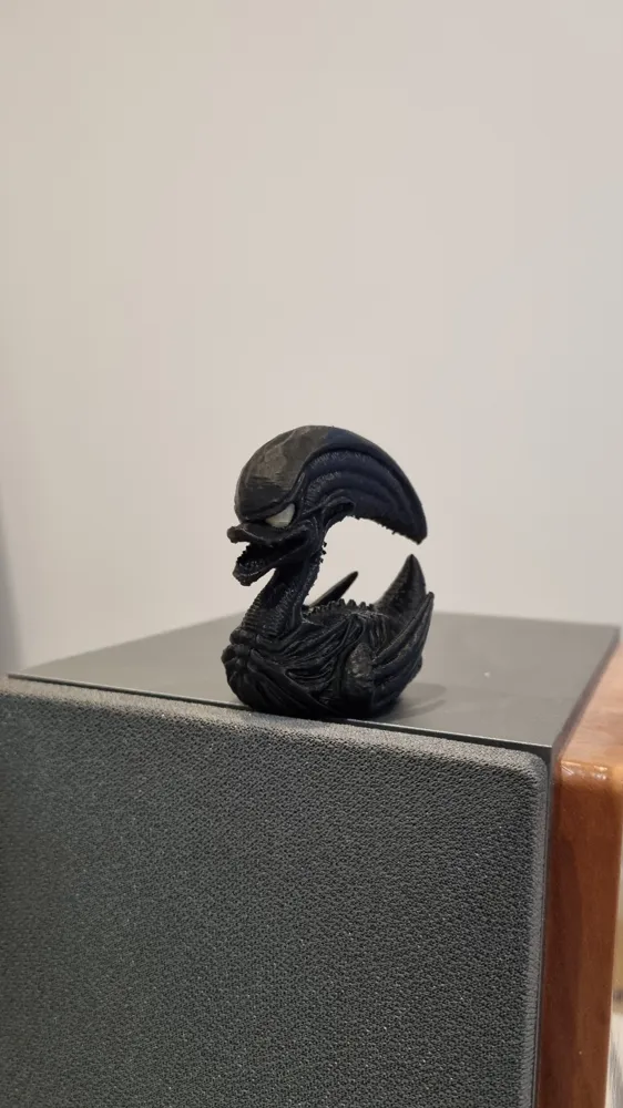 QUAlien! Xenomorph duck! Alien Duck! - Free 3D Print Model - MakerWorld