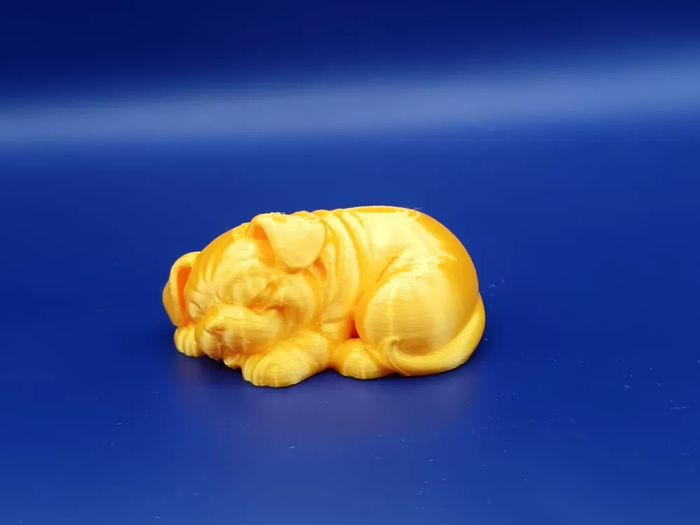 Chibi Sleeping Dog - Free 3D Print Model - MakerWorld