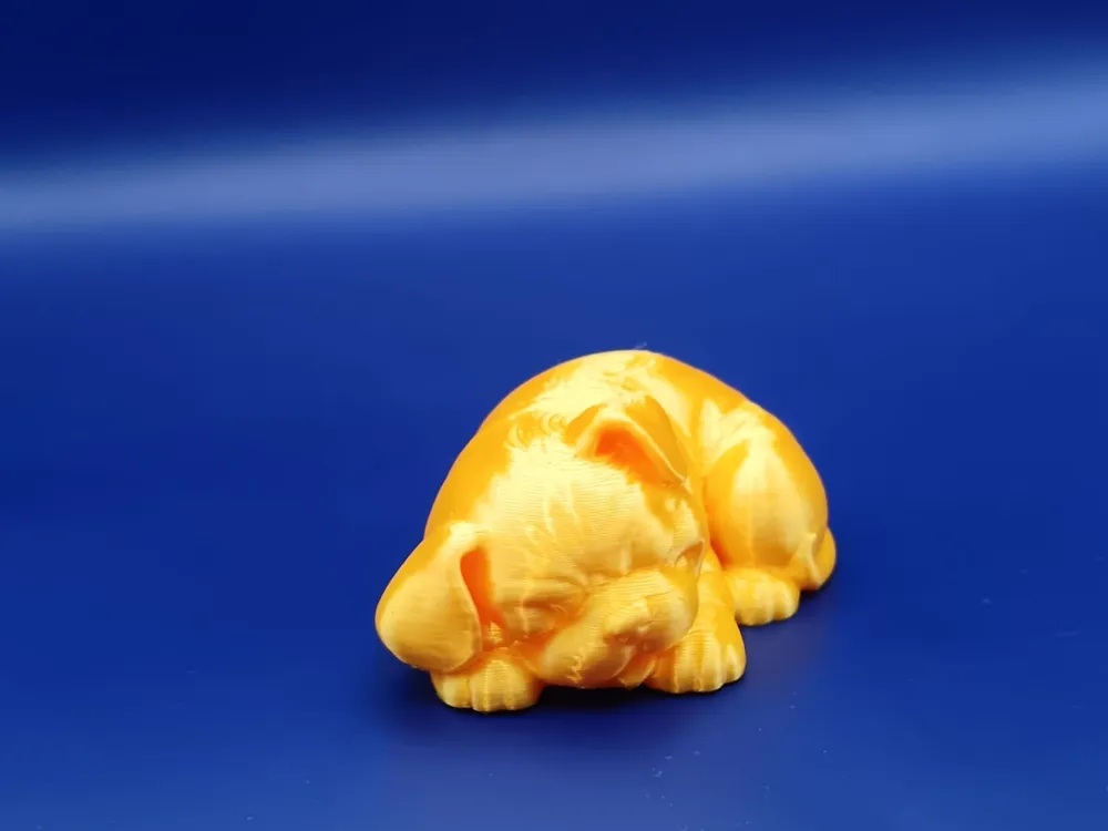 Chibi Sleeping Dog - Free 3D Print Model - MakerWorld
