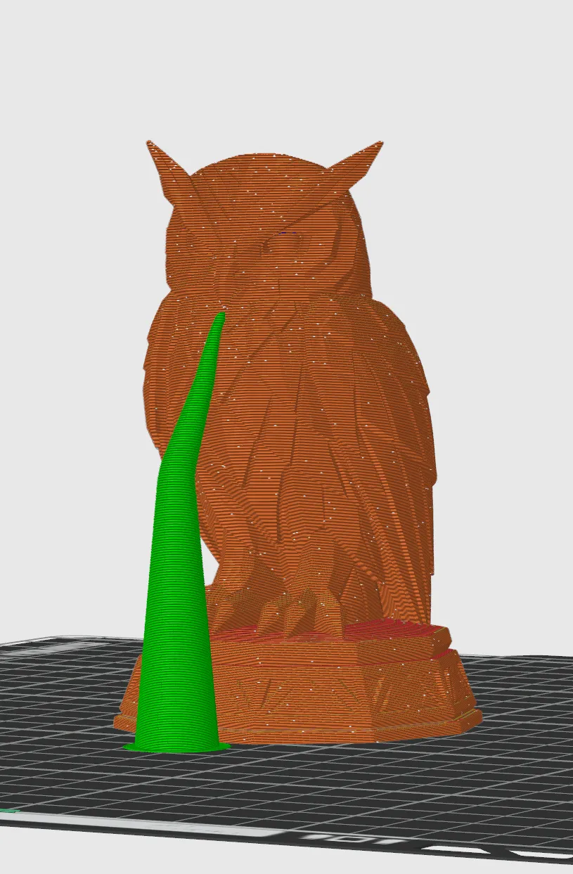Art Deco Owl Sculpture - Free 3D Print Model - MakerWorld