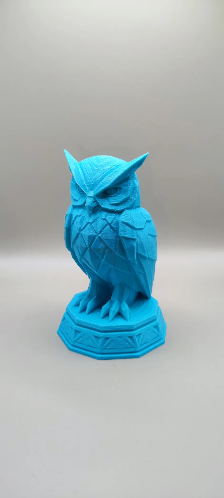 Art Deco Owl Sculpture - Free 3D Print Model - MakerWorld