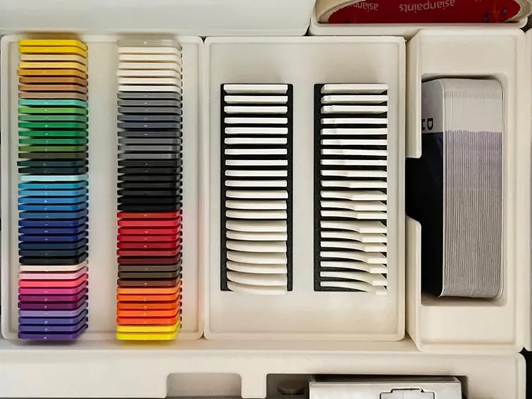 Gridfinity Card Holder by Dhruv MakerWorld: Download Free 3D Models