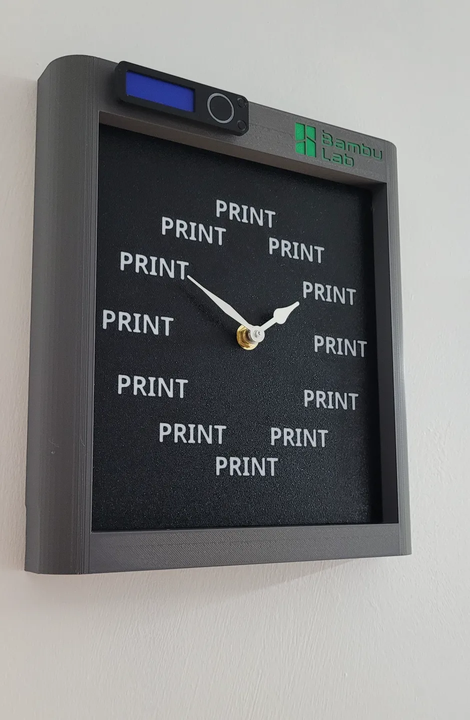 Bambu Print Time Clock by Mayhem Smiley - MakerWorld