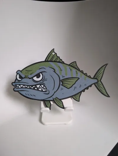 Grimmige Cartoon Makrele von Dorni90 MakerWorld: Kostenlose 3D-Modelle ...