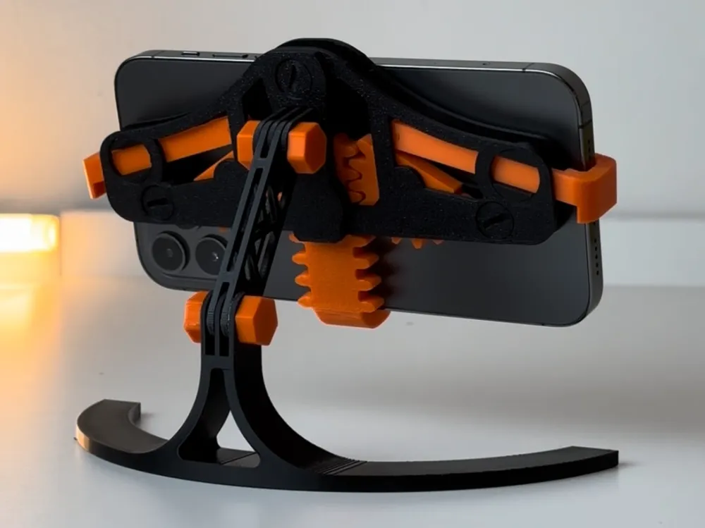 Mechanical Quick Grab/Release Phone Stand Remixed by ThisIs3DPrinted ...