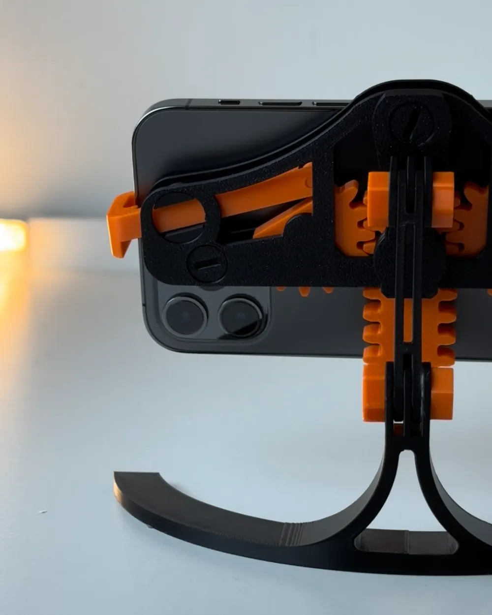 Mechanical Quick Grab/Release Phone Stand - Free 3D Print Model ...