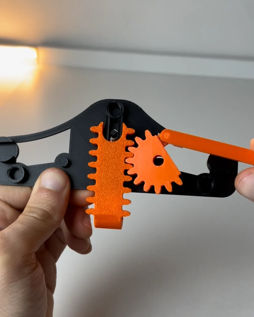 Mechanical Quick Grab/Release Phone Stand Remixed by ThisIs3DPrinted ...