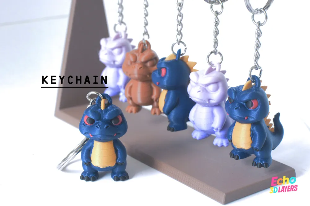 Mini Godzilla by Echo 3D Layers MakerWorld: Download Free 3D Models