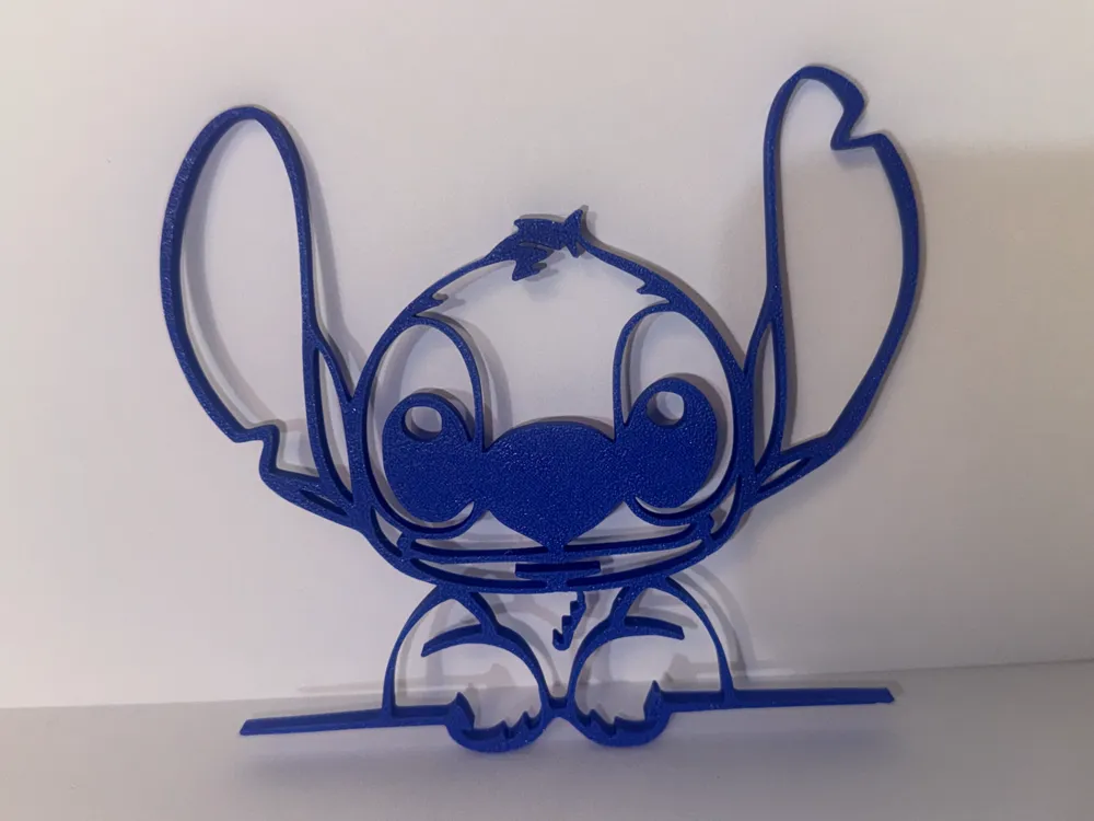 Lilo & Stitch Stitch Decorative Wall Art (Fast) by Shadtann MakerWorld ...