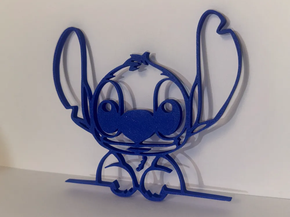 Lilo & Stitch Stitch Decorative Wall Art (Fast) by Shadtann MakerWorld ...