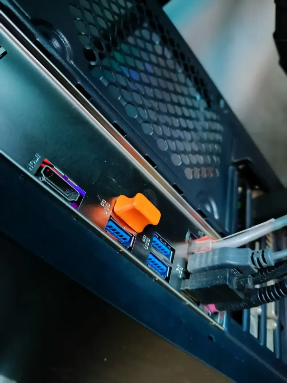 Universal USB Port Cover | No Supports