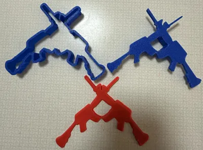 AR-15 Crossed Cookie Cutter and Stamp by CS Design - MakerWorld